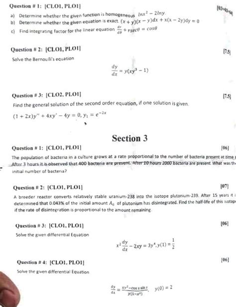 solved question 1 [clo1 plo1] a determine whether the
