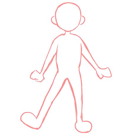 La realización de personajes de estilo de dibujos animados Básico