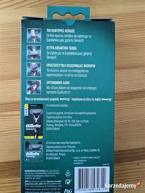 Gillette Mach3 Maszynka Do Golenia 6 Ostrzy NOWA Warszawa Sprzedajemy Pl