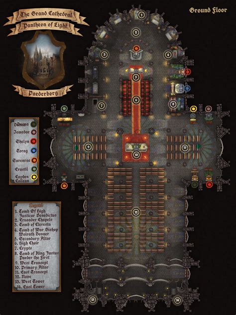 Grand Cathedral Of Light Inkarnate Create Fantasy Maps Online
