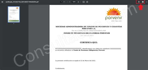 Compartir 58 fondo porvenir certificado última camera edu vn