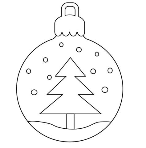 Dibujos Bolas De Navidad Para Colorear Gratis