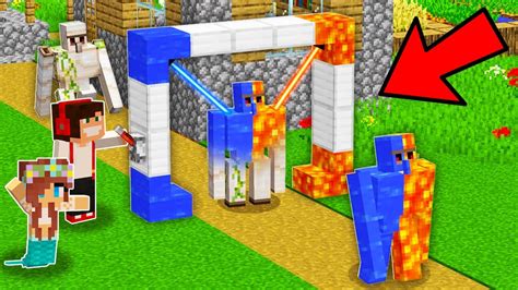 LUMI I GPLAY TWORZĄ WODNO LAWOWE GOLEMY W MINECRAFT YouTube