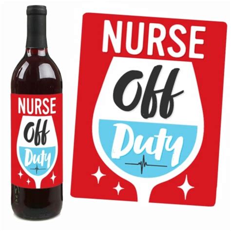 Big Dot Of Happiness Thank You Nurses Nurse Appreciation Week Wine