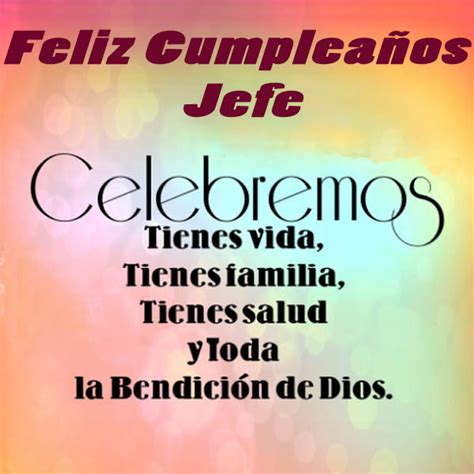 Sintético 91 Foto Mensajes De Cumpleaños Para Un Jefe Actualizar