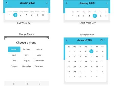 Booking Calendar Flutter Esme Ofelia