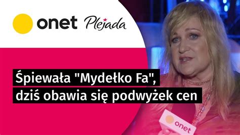 Marlena Drozdowska Piewa A Myde Ko Fa Dzi Obawia Si Podwy Ek Cen
