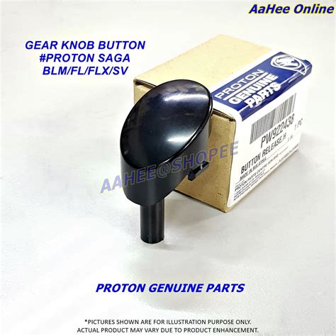 Original Saga Blm Fl Flx Sv Auto Gear Knob Push Button Release Proton