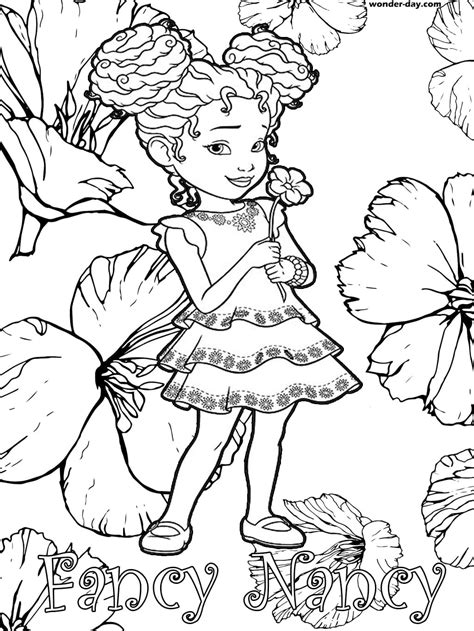 Desenhos De Fancy Nancy Para Colorir WONDER DAY Desenhos Para