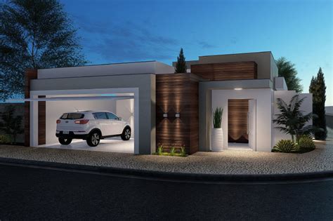 Planta de casa de esquina portão Projetos de Casas Modelos de
