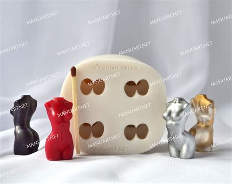 SUPER MINI Goddess Woman Torso Food Safe 3D Silicone Mold Resin Wax