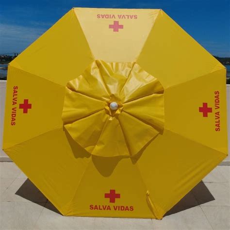 Salva Vidas Alumínio Amarelo Comprar Ombrelones em Tubarão Branco