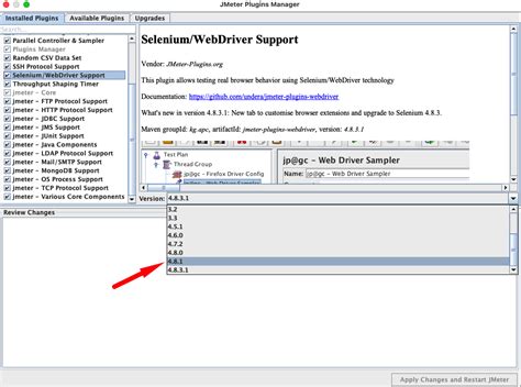 Selenium Webdriver Jmeter Web Driver Error Using Chrome Version
