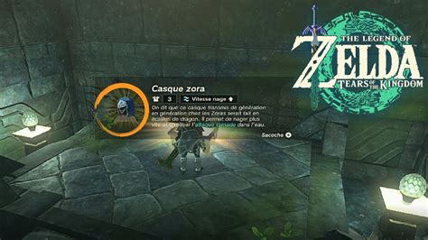Avoir Le Casque Zora Dans Zelda Tears Of The Kingdom Youtube