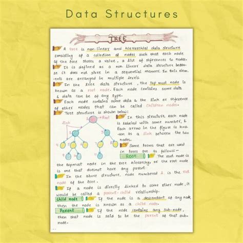 data structures dsa color handwritten notes [pdf] newtondesk