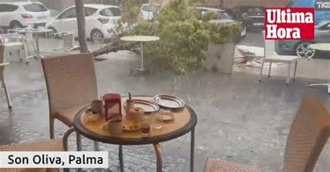 El Tiempo En Mallorca Impresionante Tormenta Con Fuertes Rachas De