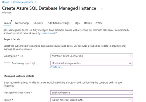 Getting Started With Azure Sql Managed Instance