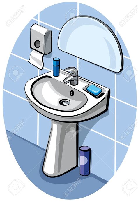 54 Clean Bathroom Sink Sink Clipart 779