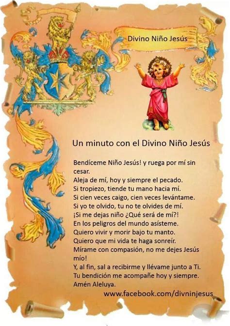 Poderosa Oraci N Para Pedir Un Milagro Al Divino Ni O Jes S Artofit