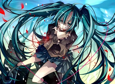 Fond d écran illustration cheveux longs Anime Filles anime