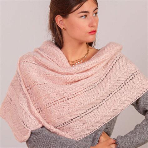 Tiranella Ready To Knit Stole Tricotez Moi Knitting Kit
