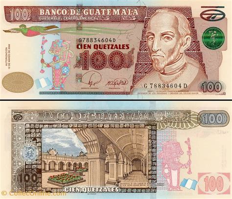 Guatemala Pick Quetzales Guat Malt Ques Billetes