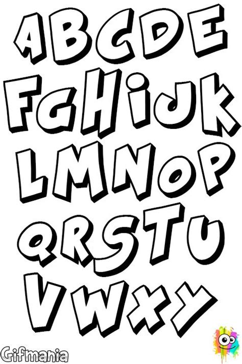 Tipos De Letras De Forma Para Imprimir Modelos Dif