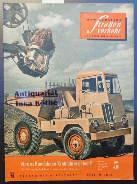 Der Deutsche Stra Enverkehr Zeitschrift Heft Zeitschrift