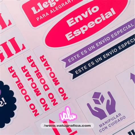 Stickers para Emprendedores VALU Gráfica Creativa