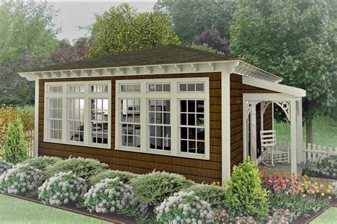Plan 560004TCD 400 Square Foot Sun Filled Tiny House Plan Cottage