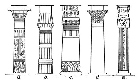 Ancient Egyptian Architecture Columns