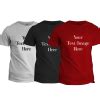 One Color Print Custom T Shirt GLC Creative Designs