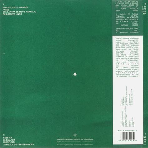 Tim BERNARDES Mil Coisas Invisiveis Vinyl At Juno Records
