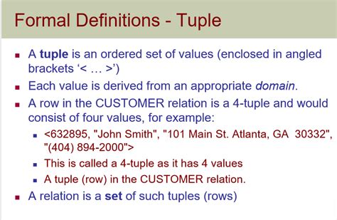 solved formal definitions tuple a tuple is an ordered