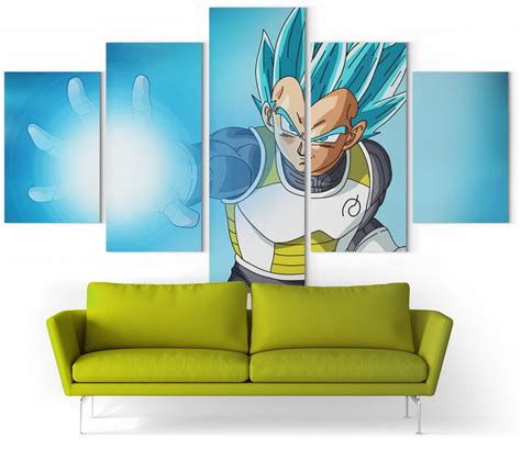Tableau Dragon Ball Super Vegeta SSJ Blue Sangoku Univers