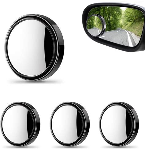 Amazon Livtee Blind Spot Mirror Round Hd Glass Frameless