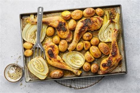 Poulet Und Fenchel Vom Blech Rezepte Fooby Ch