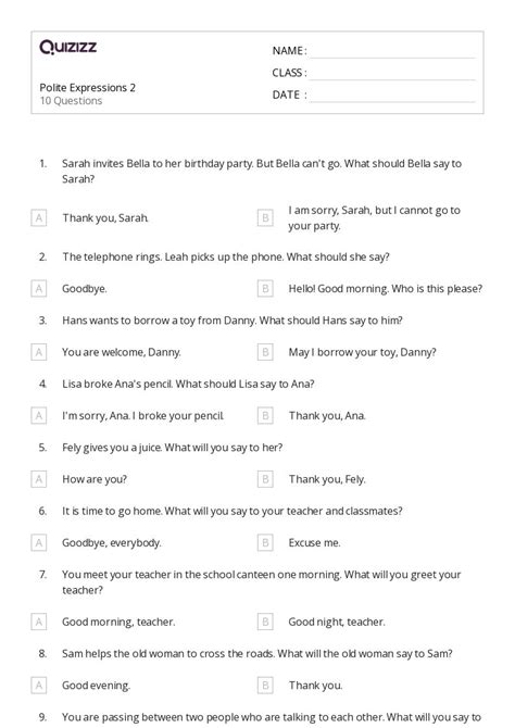 Evaluating Expressions Worksheets For St Grade On Quizizz Free