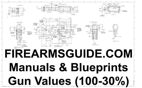 Printable Gun Manuals Blueprints With Dimensions Schematics Old