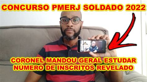 Concurso PMERJ SOLDADO VAI CHAMAR GERAL 2022 QUANTOS INSCRITOS