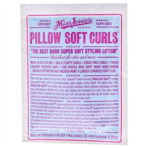 Miss Jessie S Pillow Soft Curls Styling Lotion Fl Oz Kroger