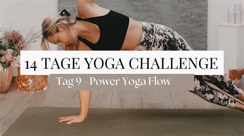 Tage Yoga Challenge Tag Power Yoga Flow Muskelaufbau