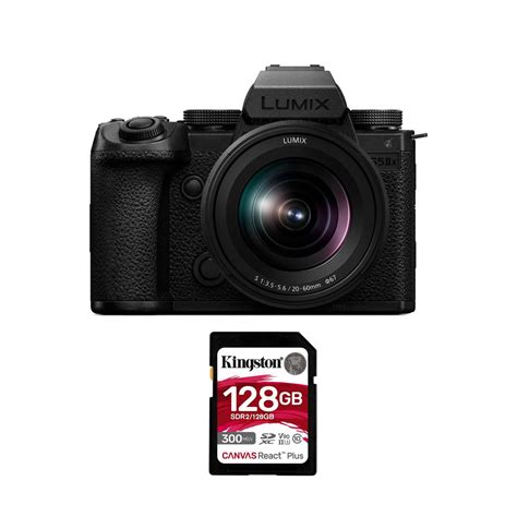 Panasonic Lumix S5 IIX Mirrorless Camera With 20 60mm Lens Bundle
