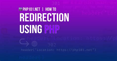 how to redirect to another page using php php 101