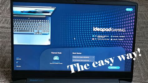 How To Enter The UEFI BIOS On A Lenovo IdeaPad Gaming Laptop The