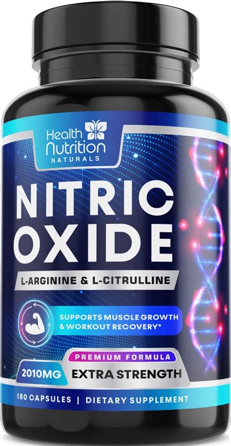 Amazon Extra Strength Nitric Oxide Supplement L Arginine X