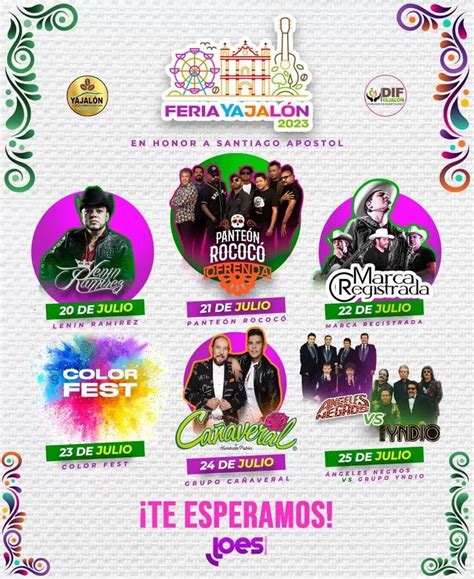 Feria Yajalón 2023 FERIAS Y CONCIERTOS EN MÉXICO
