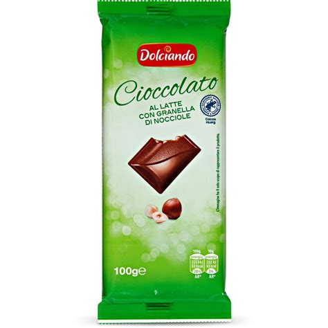 Tavoletta Cioccolato Al Latte Con Granella Di Nocciole Dolciando