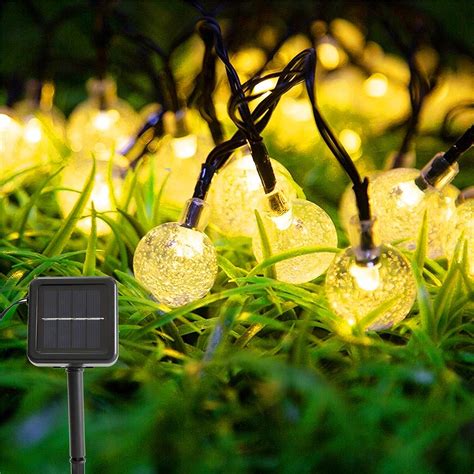 Vindany Guirnaldas Luces Exterior Solar Guirnalda Luminosa 60 LED
