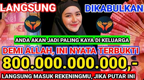 Demi Allah Telah Terbukti Berhasil Jadi Kaya Mendadak Asalkan Bisa